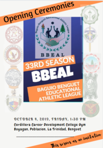 BBEAL Opening Ceremony – Cordillera Career Development College