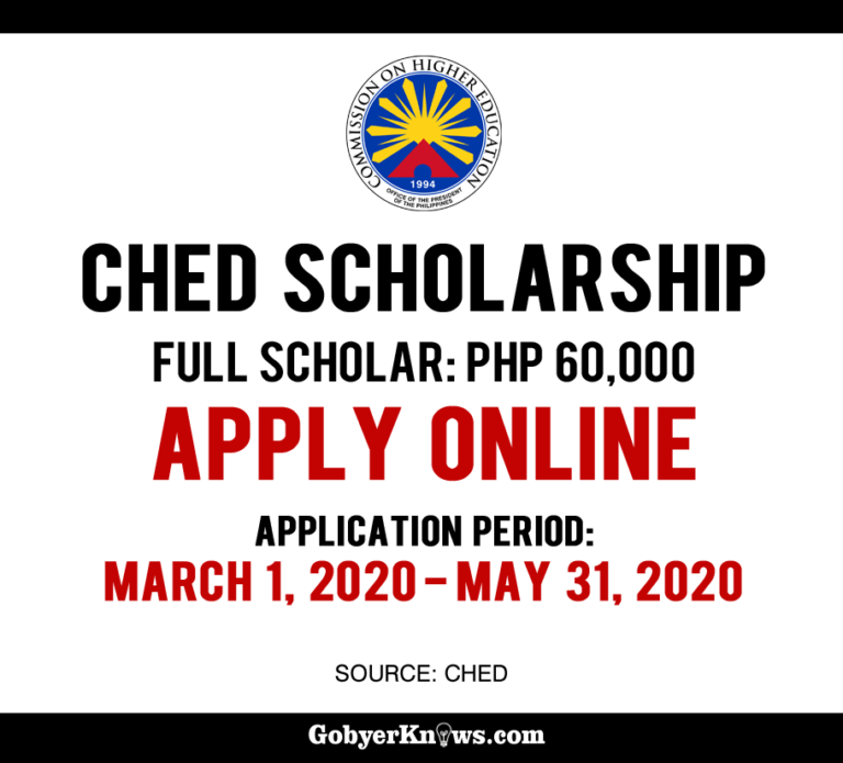 CHED Scholarship Program 2020 – Cordillera Career Development College