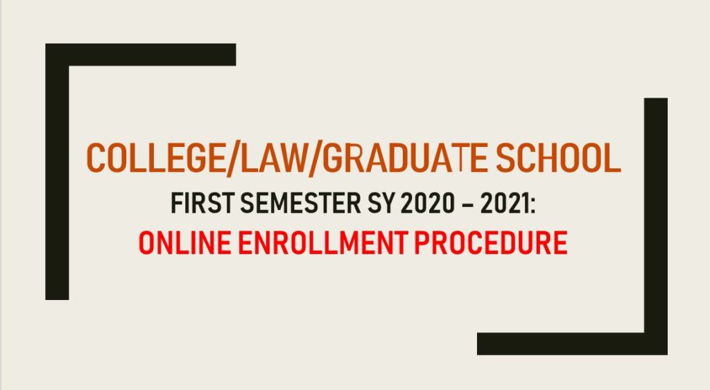 CCDC Online Enrollment Procedure for College/Law/Grad School – Cordillera Career Development College